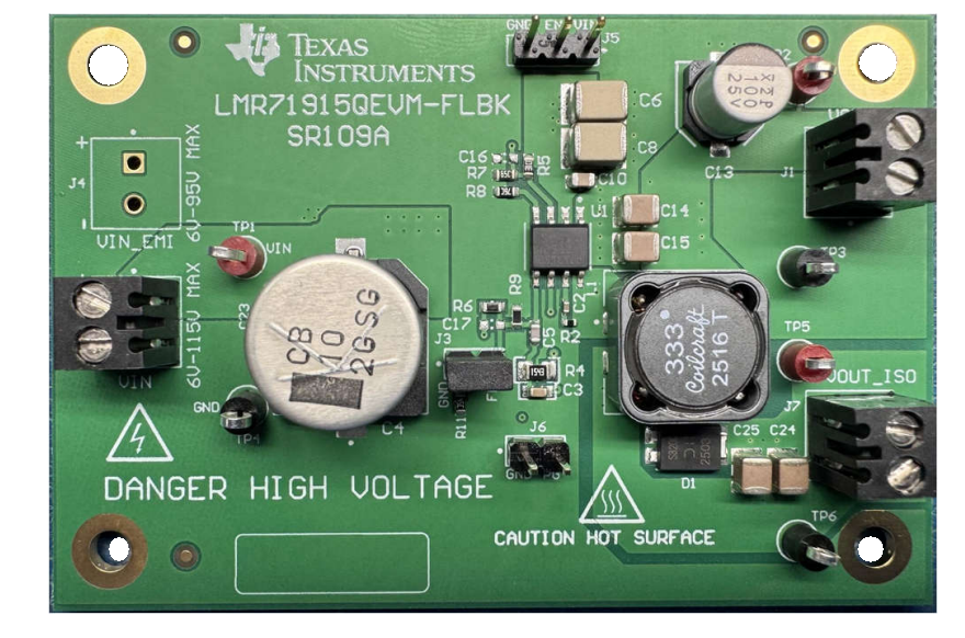 LMR71915EVM-FLBK Fly-Buck™ Converter Eval Module - TI | Mouser