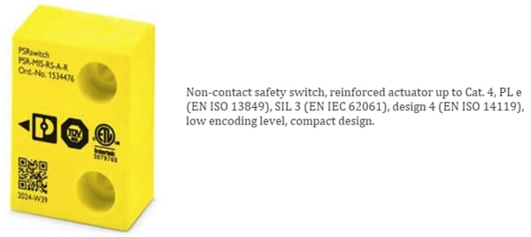 PSR-MIS Magnetic Safety Switches - Phoenix Contact | Mouser